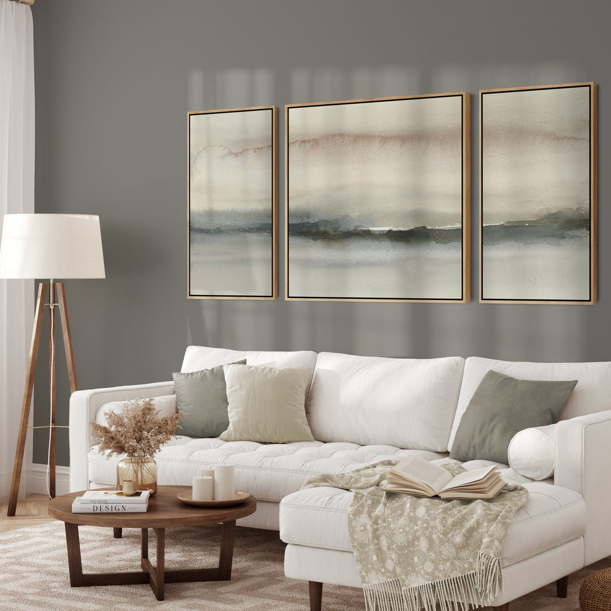 Extra Large Framed Wall Art Pictures for Living Room - Abstract Set of ...