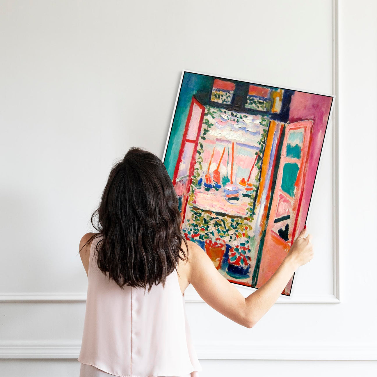Large Colourful Henri Matisse Wall Art Framed Canvas Print of Open Win ...