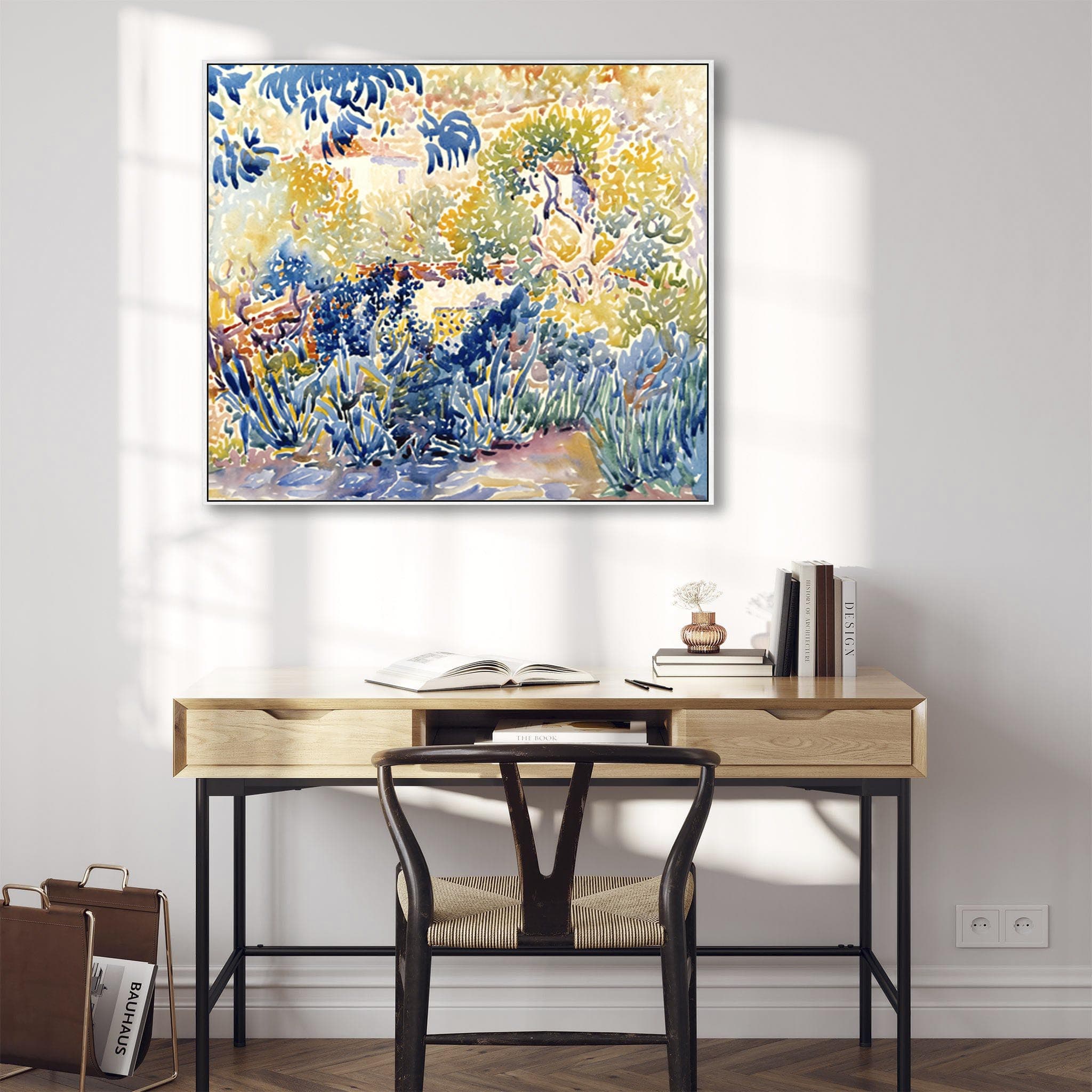 Large Henri Edmond Cross Colourful Framed Wall Art Print of Artists Ga