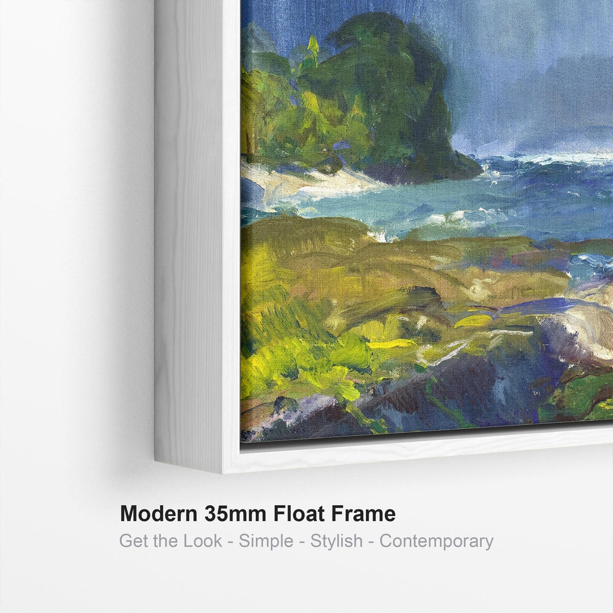 George Wesley Bellows Framed Wall Art Print Canvas The Coming Storm ...