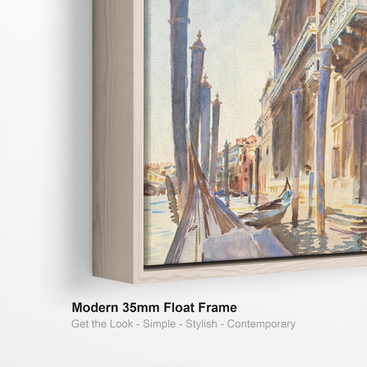 Large John Singer Sargent Wall Art Framed Canvas Print of Famous Gondo ...